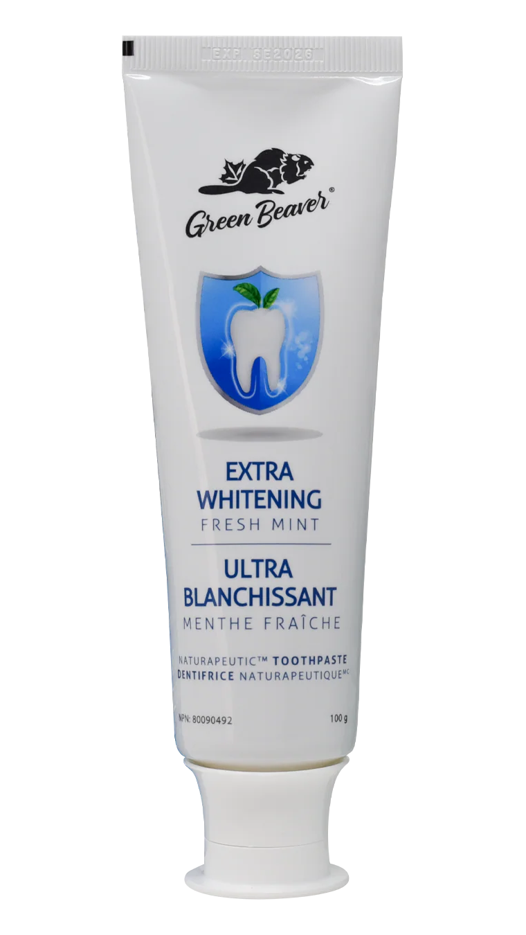 Green Beaver Naturapeutic Toothpaste - Extra Whitening Fresh Mint ...