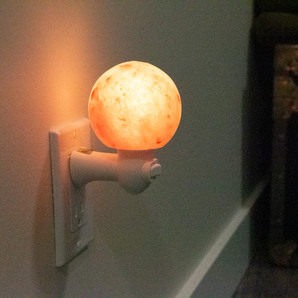 Himalayan Salt Lamp Night Light - Sphere – NewMarket Natural Foods ...