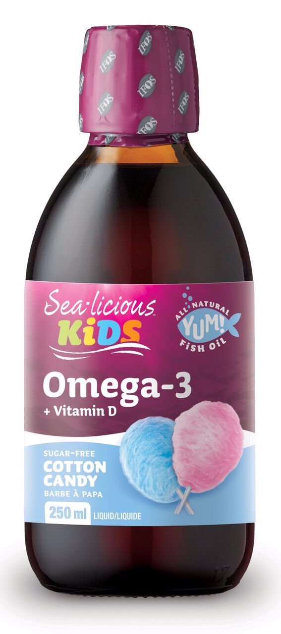 Sea-licious Kids Omega-3 + D3 - Cotton Candy – NewMarket Natural Foods ...